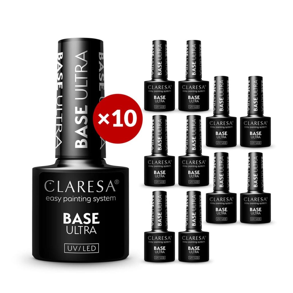 CLARESA ULTRA BASE 10 x 5 ml - CLARESA - The Biggest GEL NAIL POLISH ...