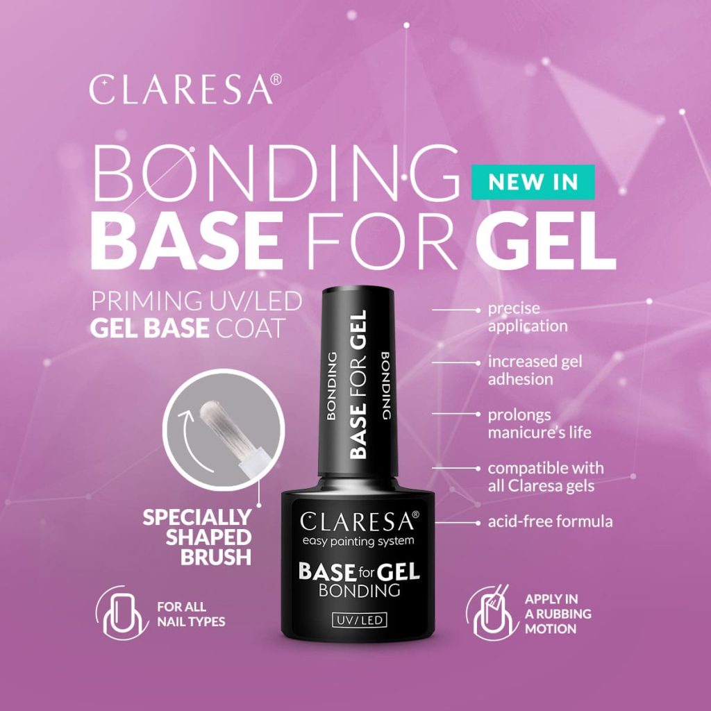 Claresa BONDING BASE for GEL 5 g - CLARESA - The Biggest GEL NAIL POLISH Collection!
