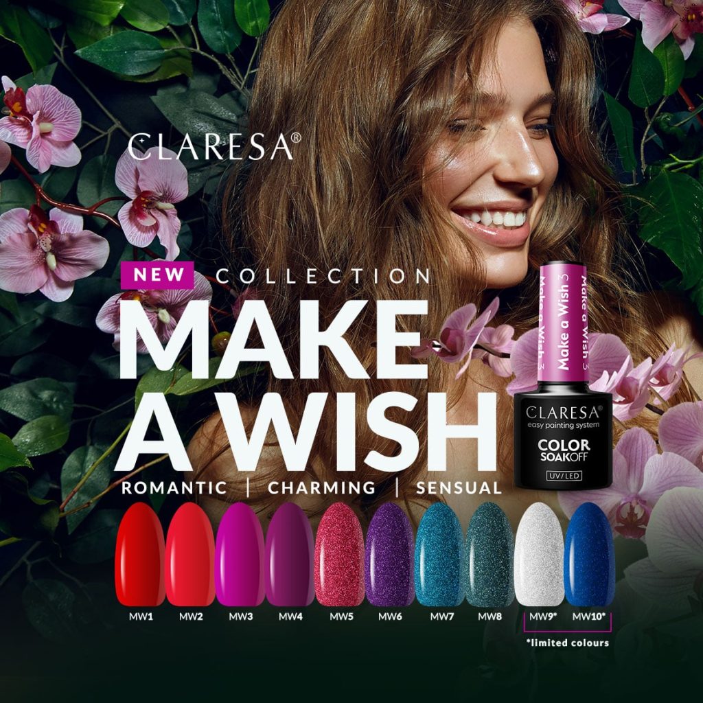 Claresa MAKE A WISH 3 Gel Nail Polish 5 g - CLARESA - The Biggest GEL ...