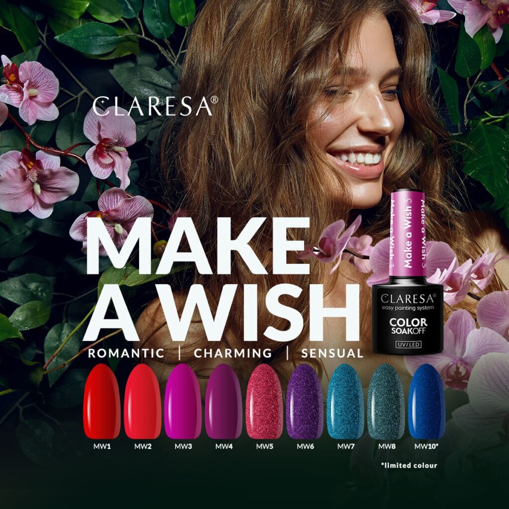 Claresa MAKE A WISH Gel Nail Polish Collection 8 x 5 g - CLARESA - The ...