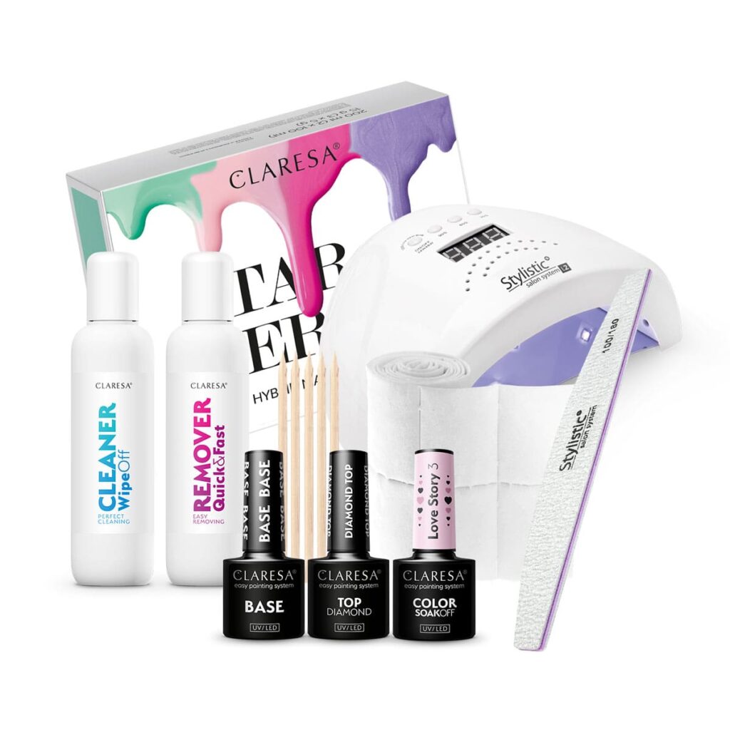 CLARESA Starter Set (Colour Love Story 3) + STYLISTIC L2 UV/LED LAMP ...