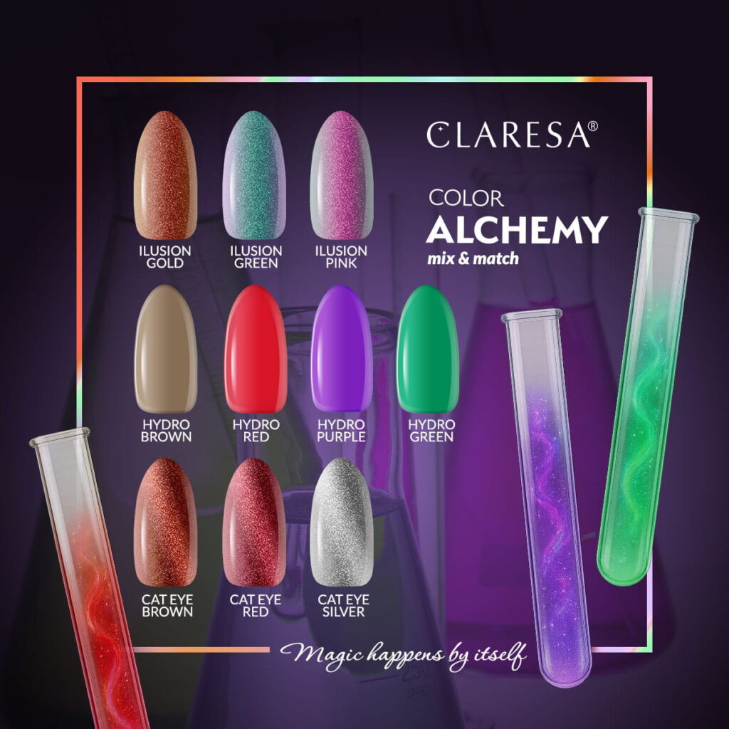 Claresa Color Alchemy CAT EYE RED Gel Nail Polish 5 g - CLARESA - The ...
