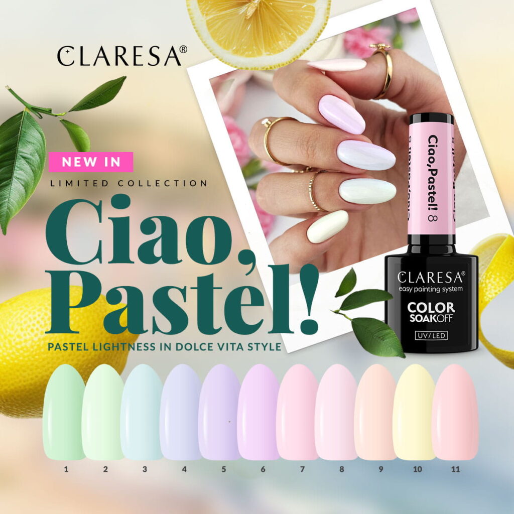 Claresa CIAO, PASTEL! 09 Gel Nail Polish 5 g - CLARESA - The Biggest ...